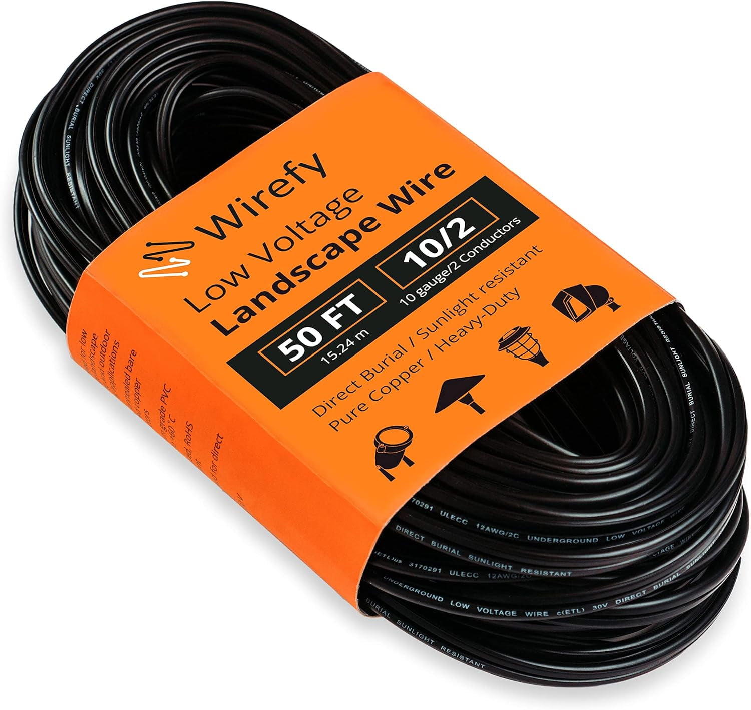 Wirefy 10/2 Gauge 50 Feet Copper Electrical Wire - Walmart.com