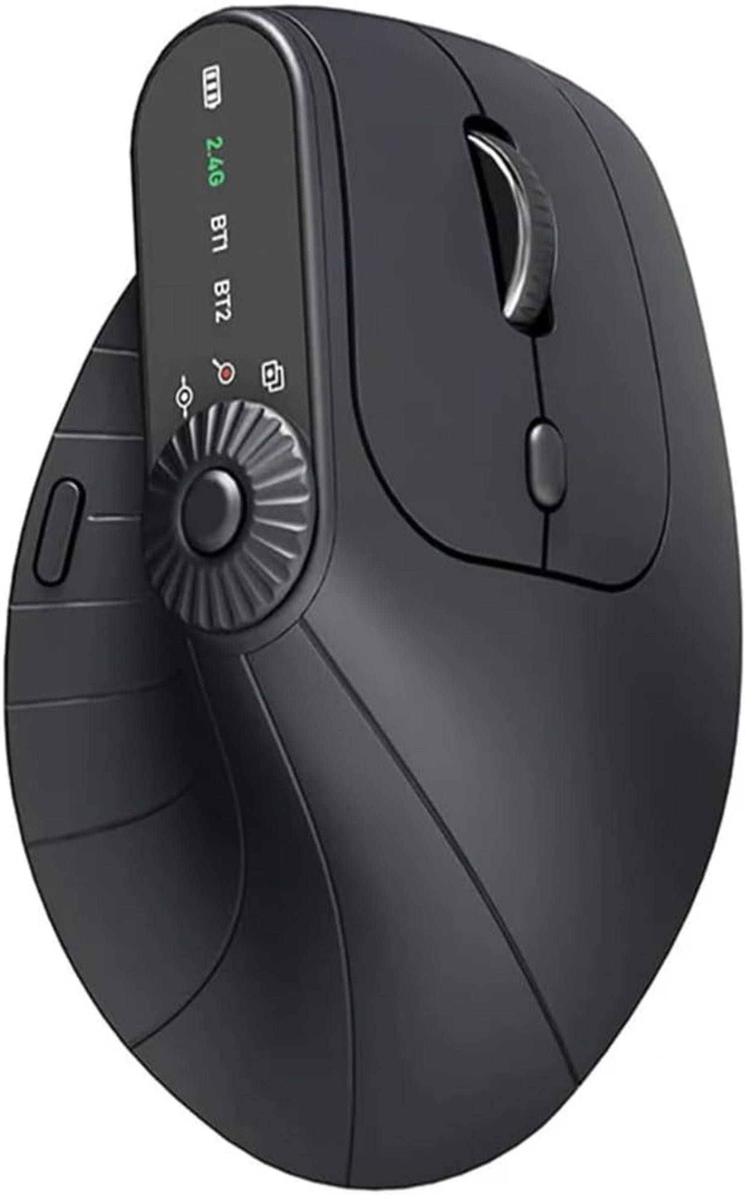 Wireless 2.4G & Dual Bluetooth Three-Channel Ergonomic Vertical Mouse ...