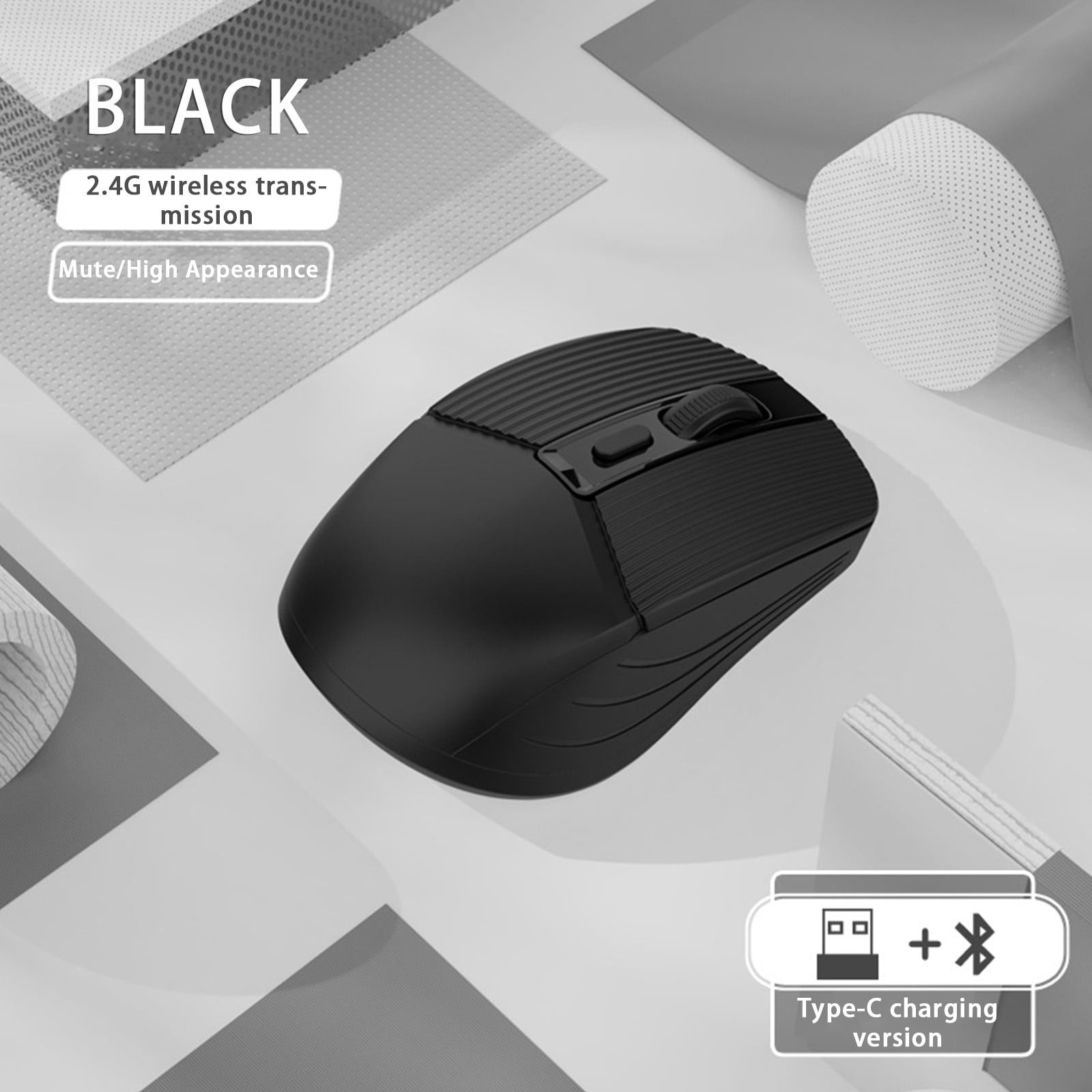 Wireless 2.4G Silent Mouse Desktop Laptop Charging Wireless Mouse ...