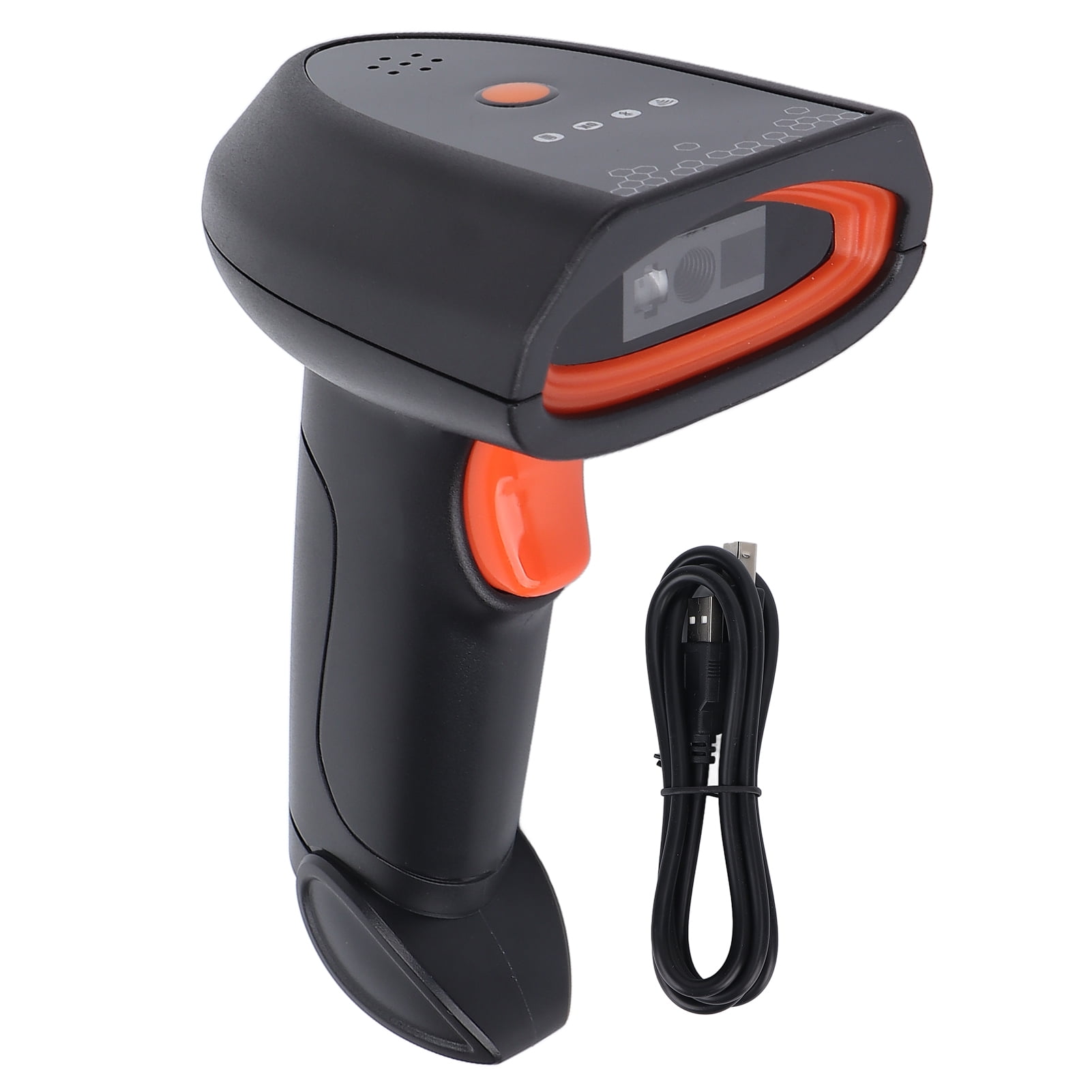 Wireless 2D Barcode Scanner: 360 Reading, Voice Broadcast Fast Data ...