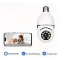 Wireless 2K Security Bulb Camera with 1 USB Charging Cables, 1 Bulb ...