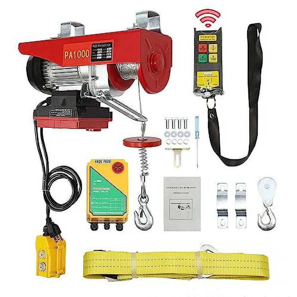 Wireless 2in1 Electric Hoist with 2200 LBS Capacity - Remote Control ...