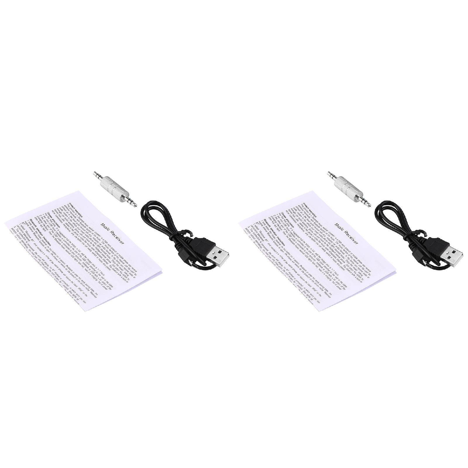 Wireless 3.5mm AUX Audio Stereo Music Home Car Receiver Adapter Mic E46 ...