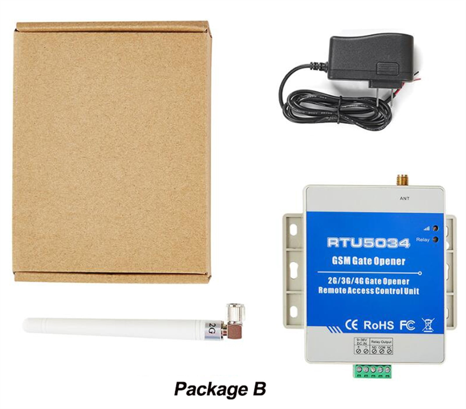 Wireless 3G Remote Relay Switch Gate Opener Access Controller Automatic ...