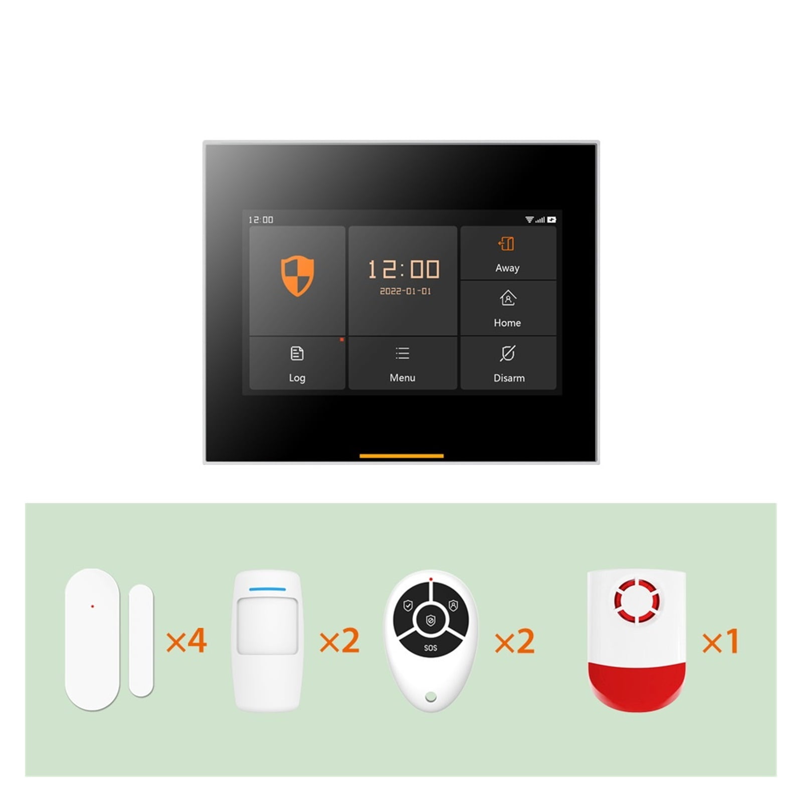 Wireless 4G Home Security Alarm System 433MHz Smart Burglar Alarm With ...