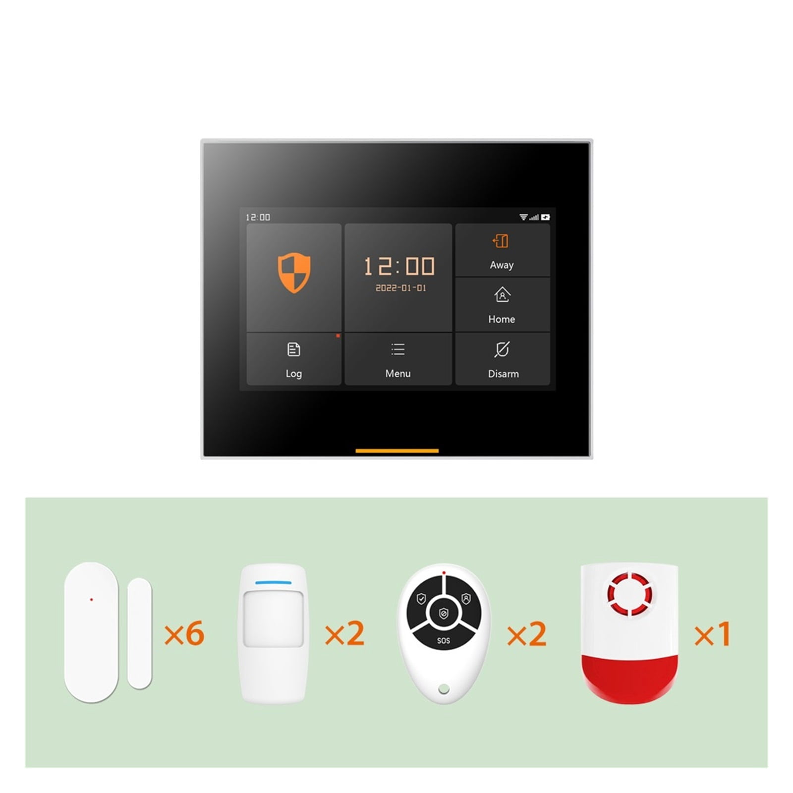 Wireless 4G Home Security Alarm System 433MHz Smart Burglar Alarm With ...