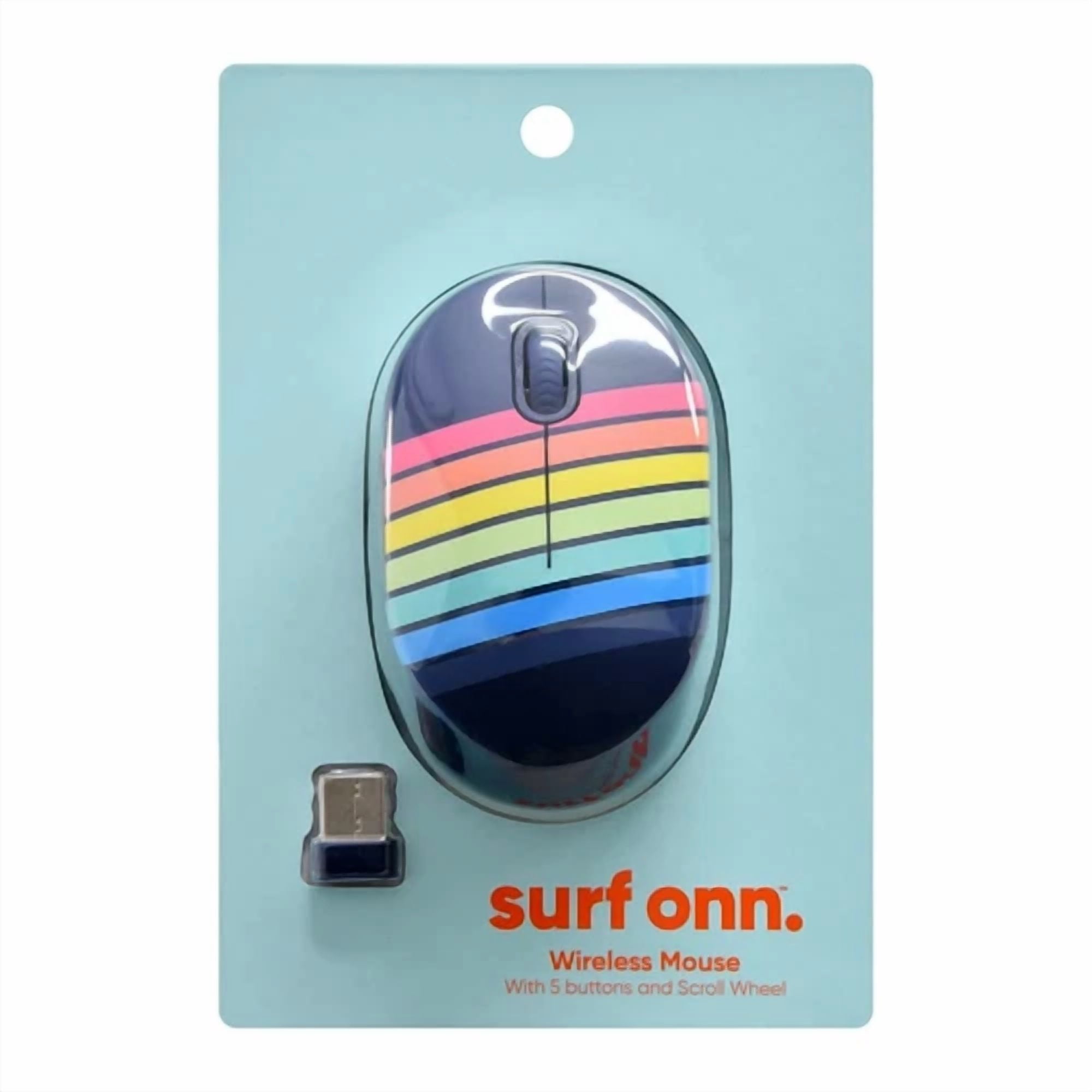 Wireless 5 Button Mouse 1600 Dpi Surf Onn - Walmart.com
