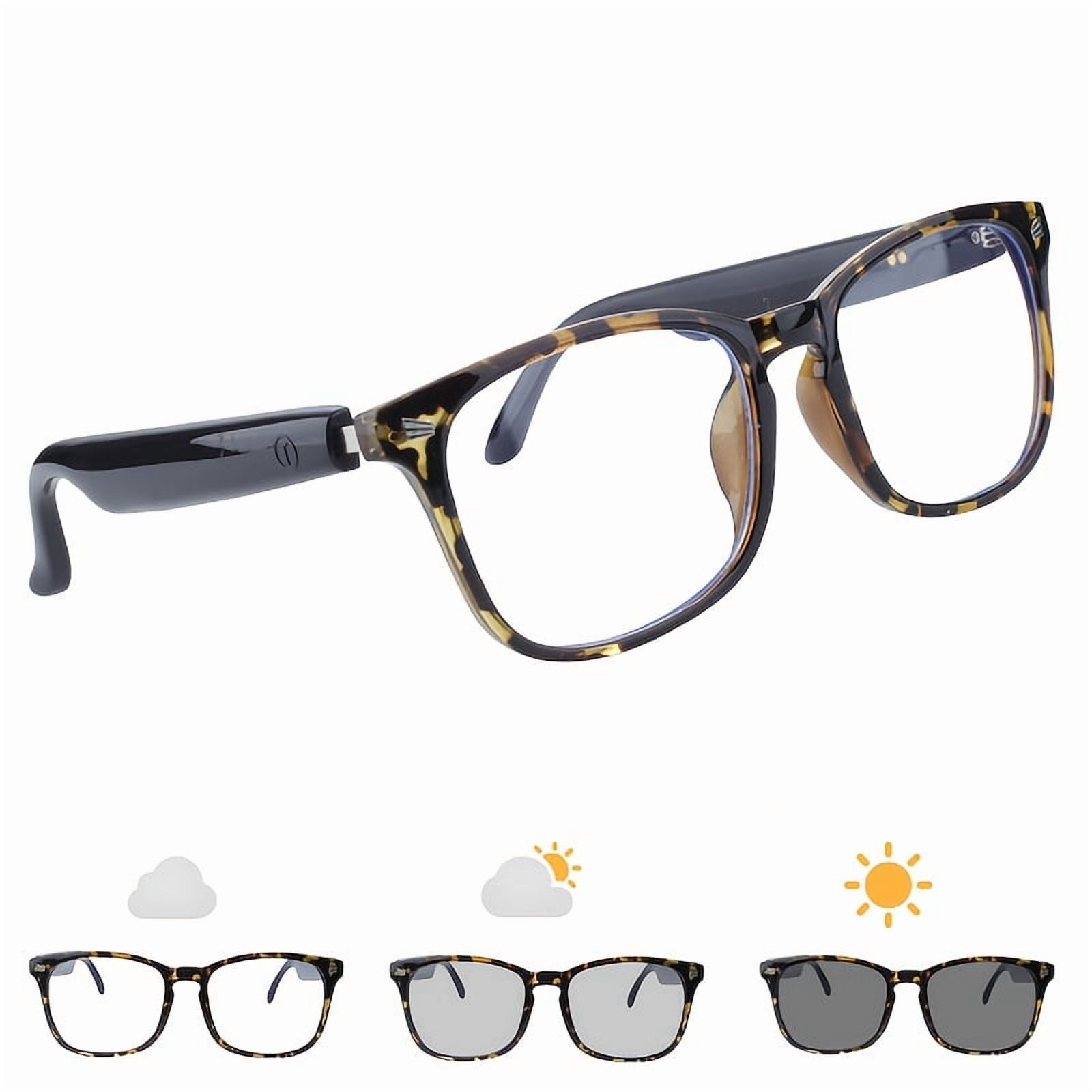 Wireless 6.0 Smart Glasses, Auto-Dimming & Color Change Lens in 3s ...