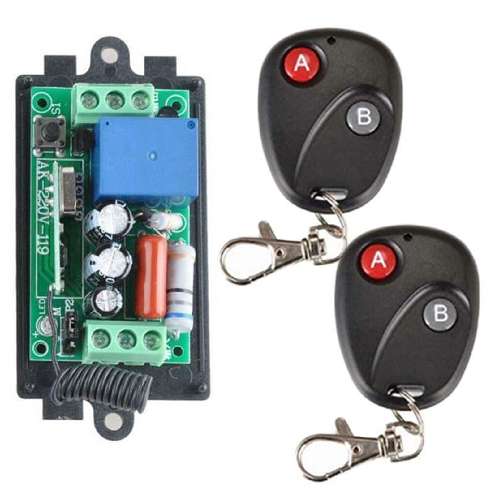 Wireless Ac 220v 1ch Rf 433mhz Remote Control Switch Module Learning