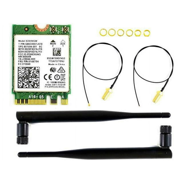 Wireless-AC8265 Dual Mode Intel AC8265 Wireless NIC Module for Jetson ...