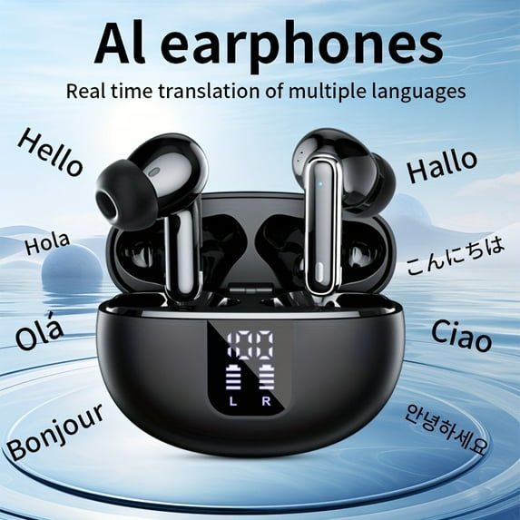 Wireless AI Translation Earbuds: 144 Languages Real-Time Translation ...