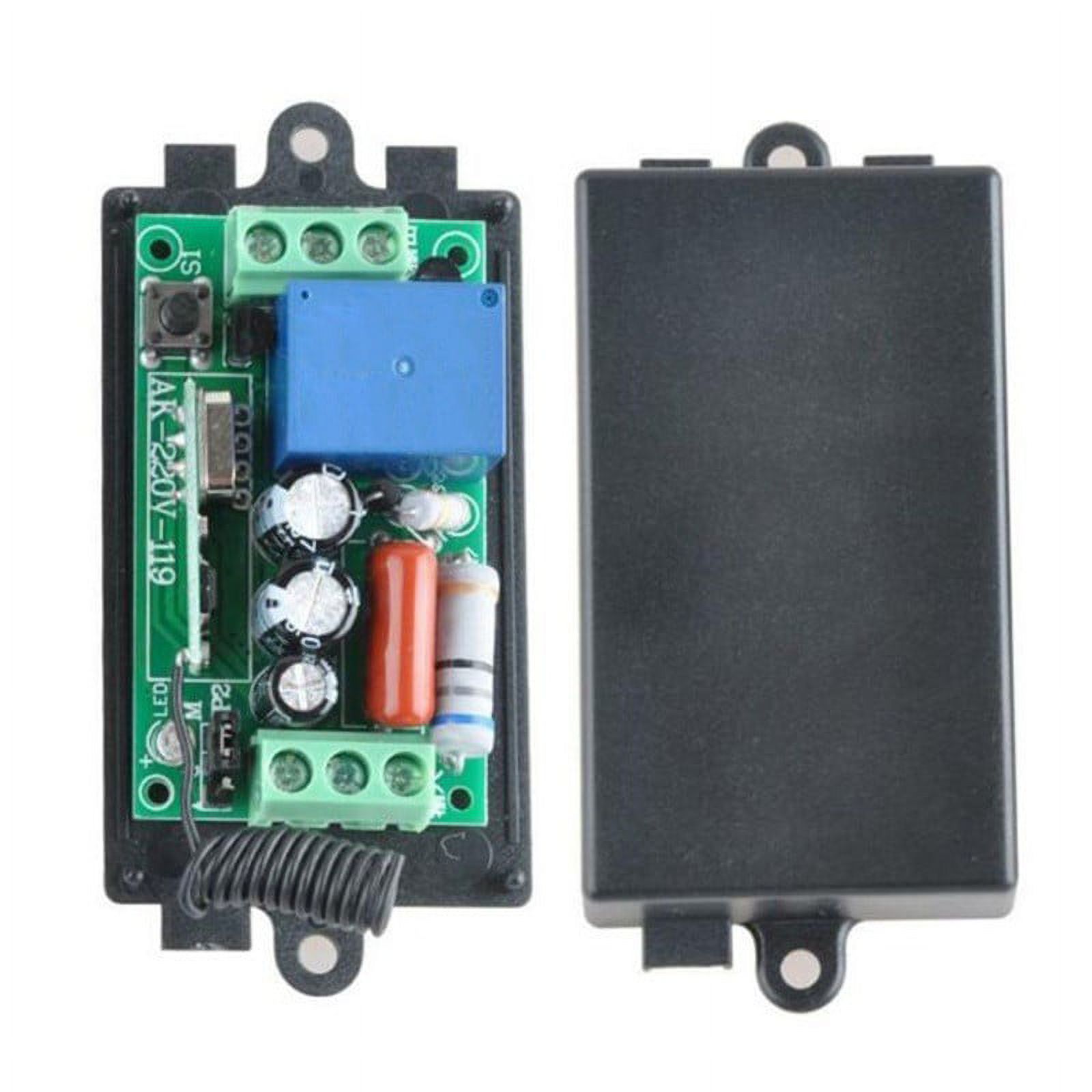 Wireless Ac 220V 1Ch Rf 433Mhz Remote Control Switch Module Learning ...