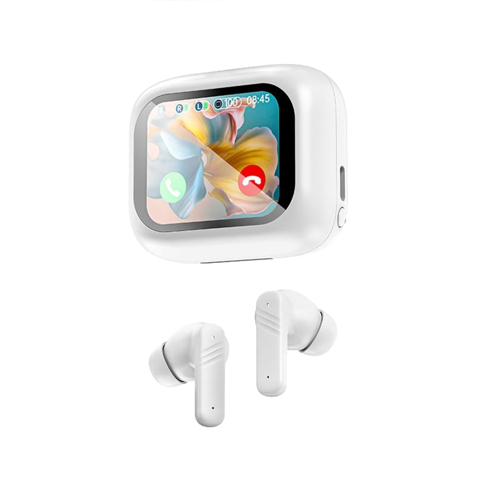 Wireless Active Noise Cancelling Earbuds ANC with Smart Touch Screen ...