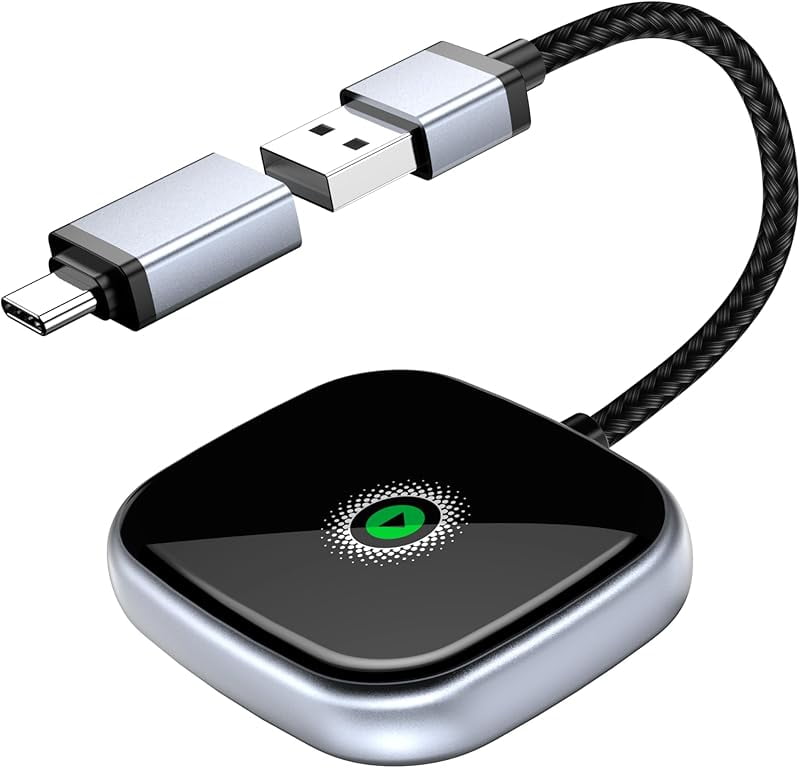 Wireless Android Auto Adapter, Wireless carplay Adapter, Latest NFC ...