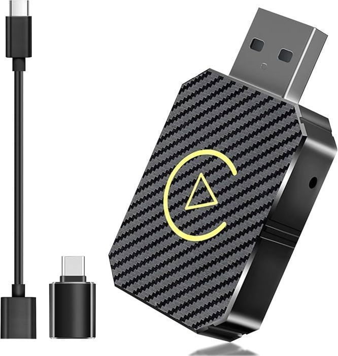 Wireless Android Auto & Wireless Carplay Adapter, 2 in 1 for Wireless ...