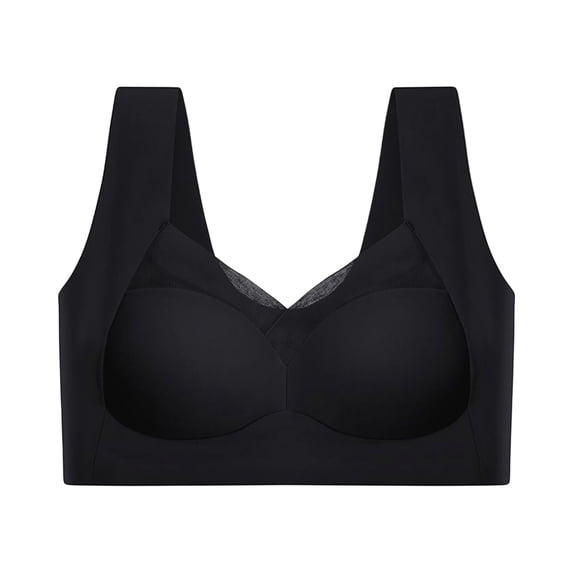Wireless Anti Sagging Bralette Women's Seamless Push Up Full Figure ...