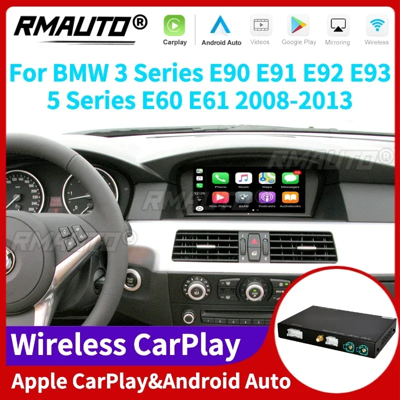 Wireless Apple CarPlay CIC System for BMW 3 Series E90 E91 E92 E93 5 ...