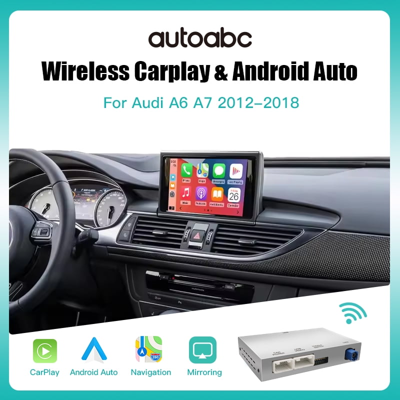 Wireless Apple CarPlay Decoder for Audi A6 A7 2016-2019, Android Auto ...