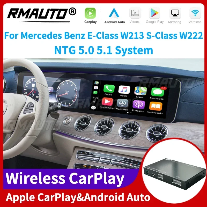 Wireless Apple CarPlay NTG 5.0 5.1 for Mercedes Benz E-Class W213 S ...