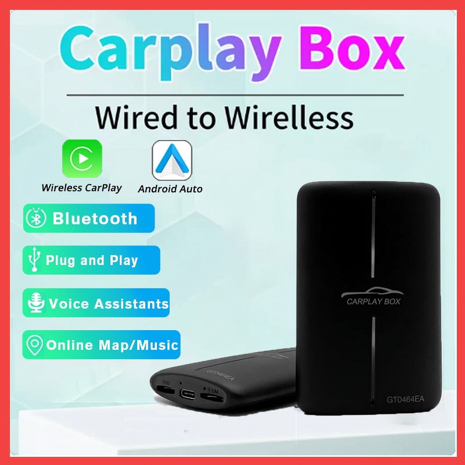 Wireless Apple Carplay Adapter Dongle,8Core Android Wireless Carplay ...