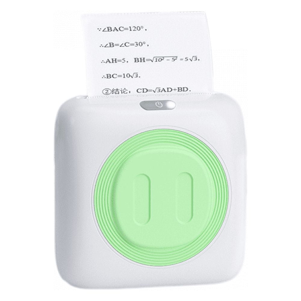 Wireless BT Thermal Printer Picture Photo Label Memo Receipt Paper ...