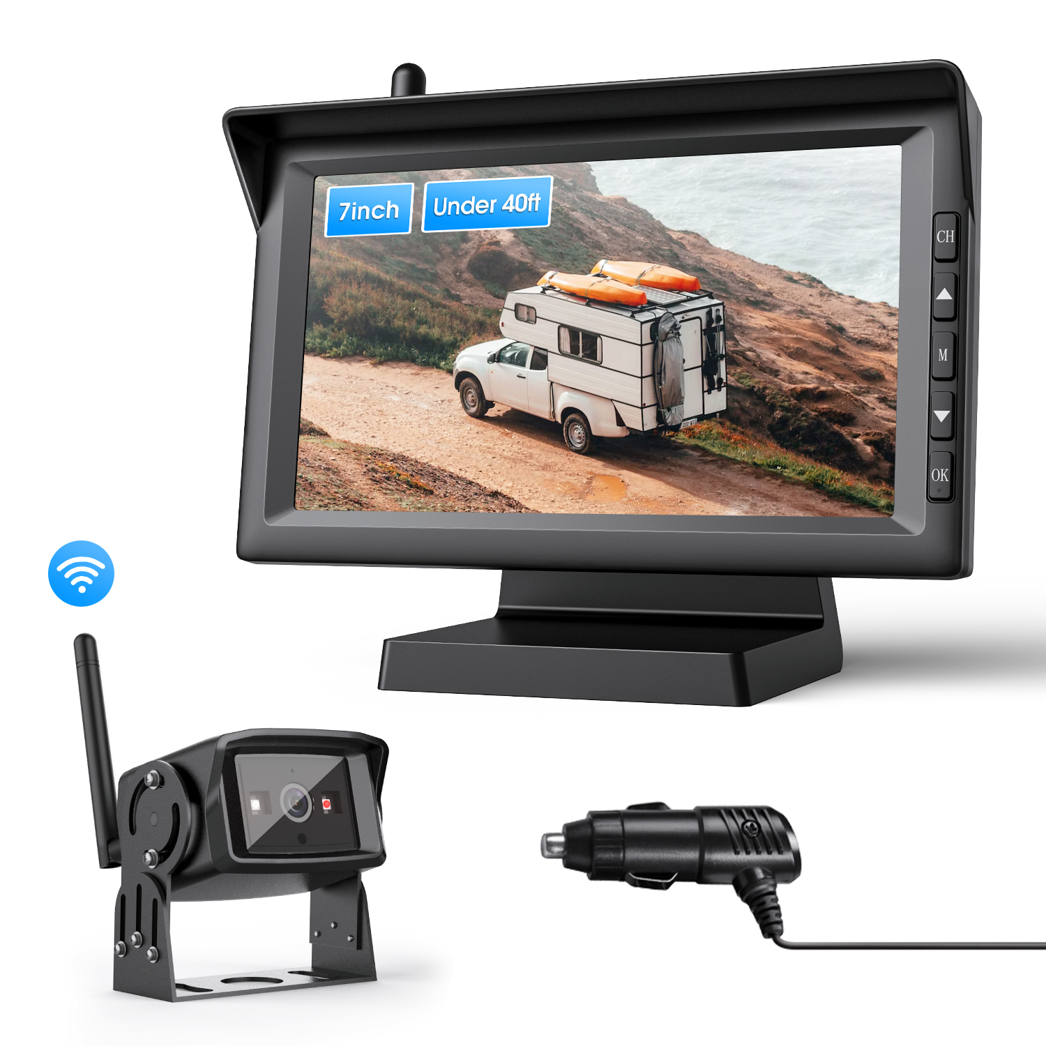 Pyle PLCM2710 - Rear View Backup Camera, Parking Reverse Cam, Front or ...