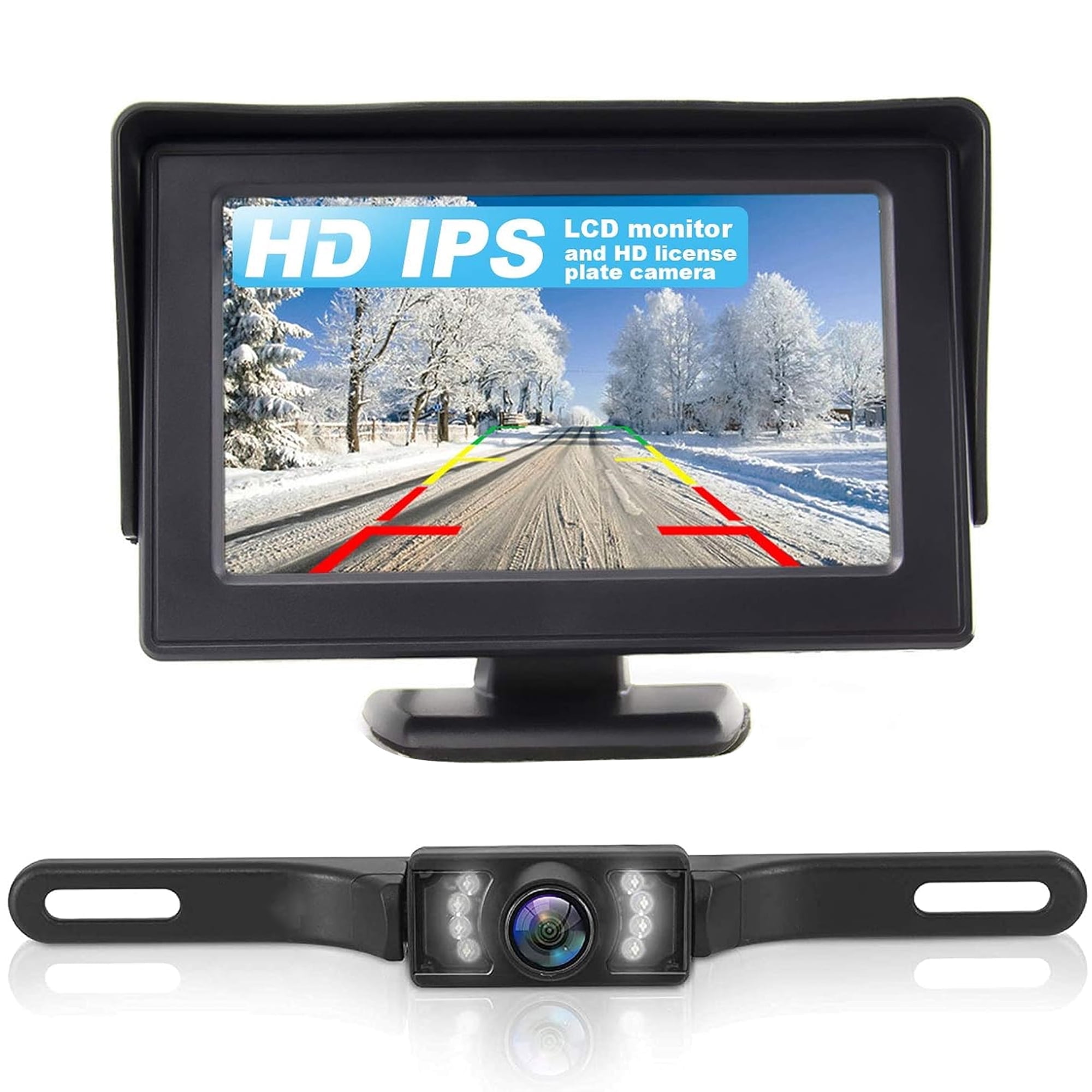 Wireless Backup Camera,HD Backup Camera and Monitor Kit,Backup Camera ...