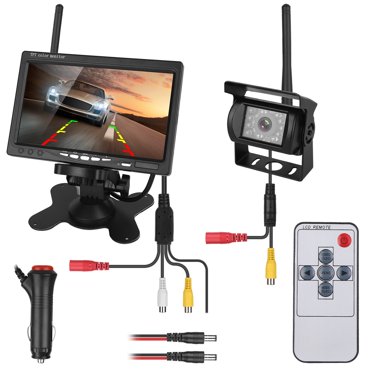 Scosche D4Tfcamk Back Up Camera System With 4.3 TFT Color LCD Dash ...
