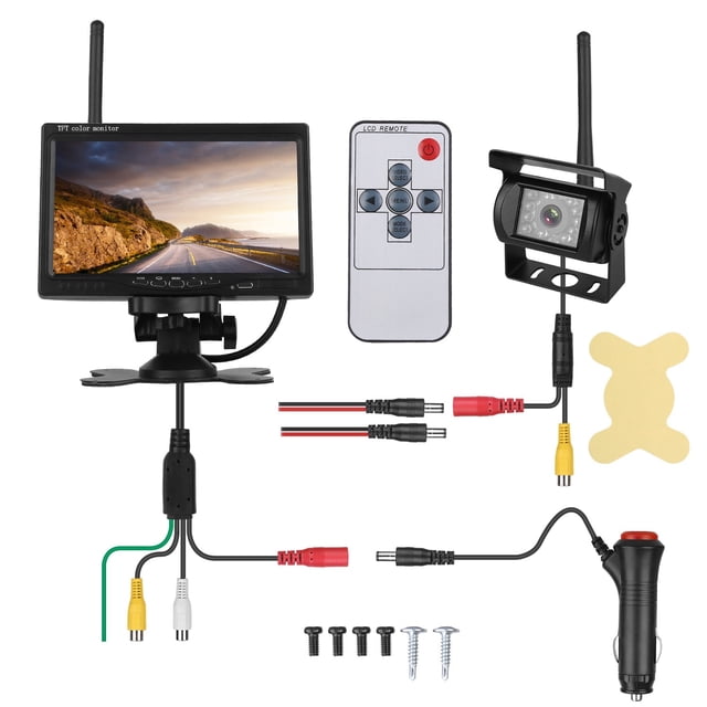 Wireless Rear View Parking Camera with Monitor - Walmart Business Supplies