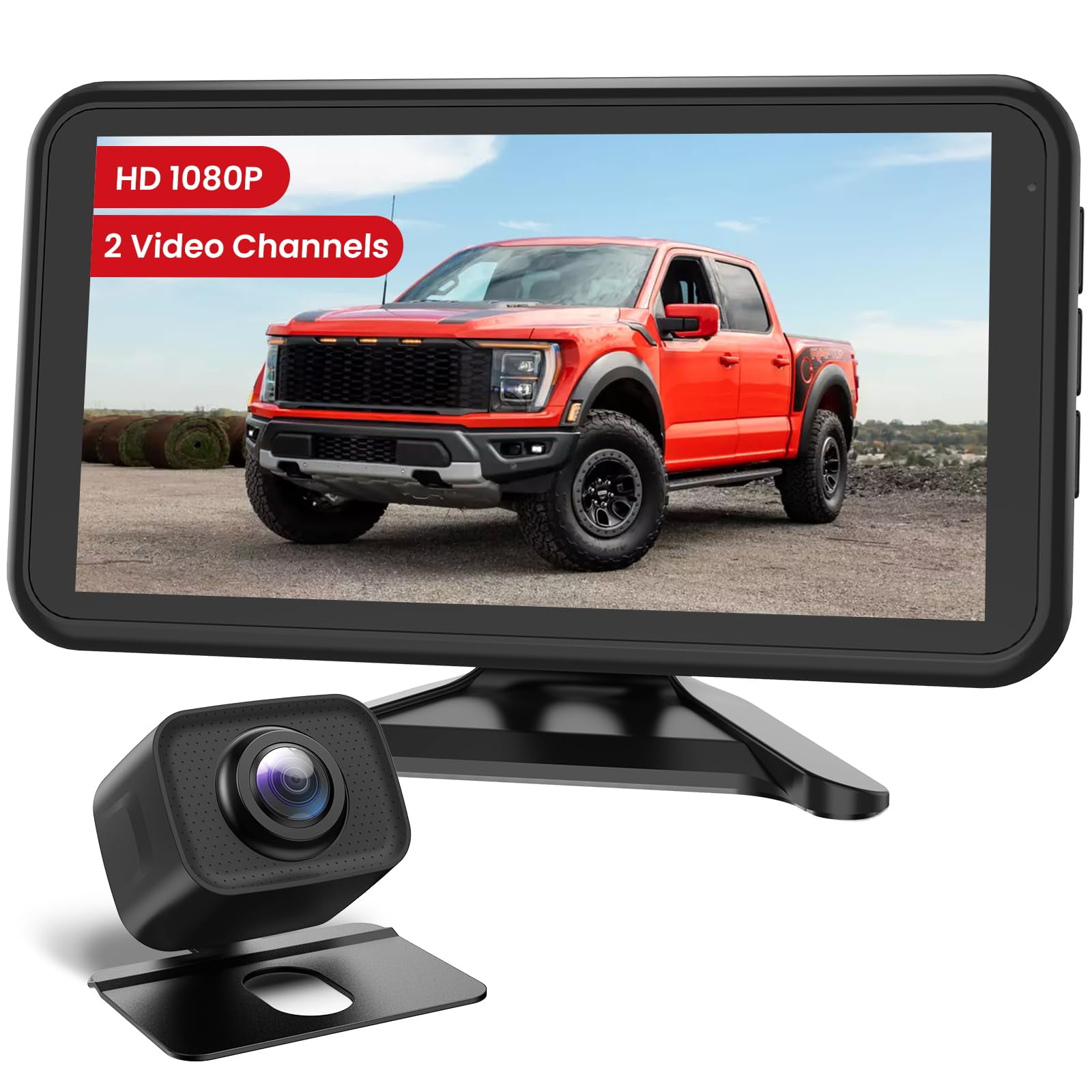 Wireless Backup Camera for Truck: 4.8" HD 1080P Super Night Vision Rear ...