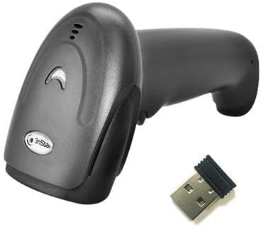 Wireless Barcode Scanner 1D 2.4Ghz. BT/Radio with USB Receiver ...
