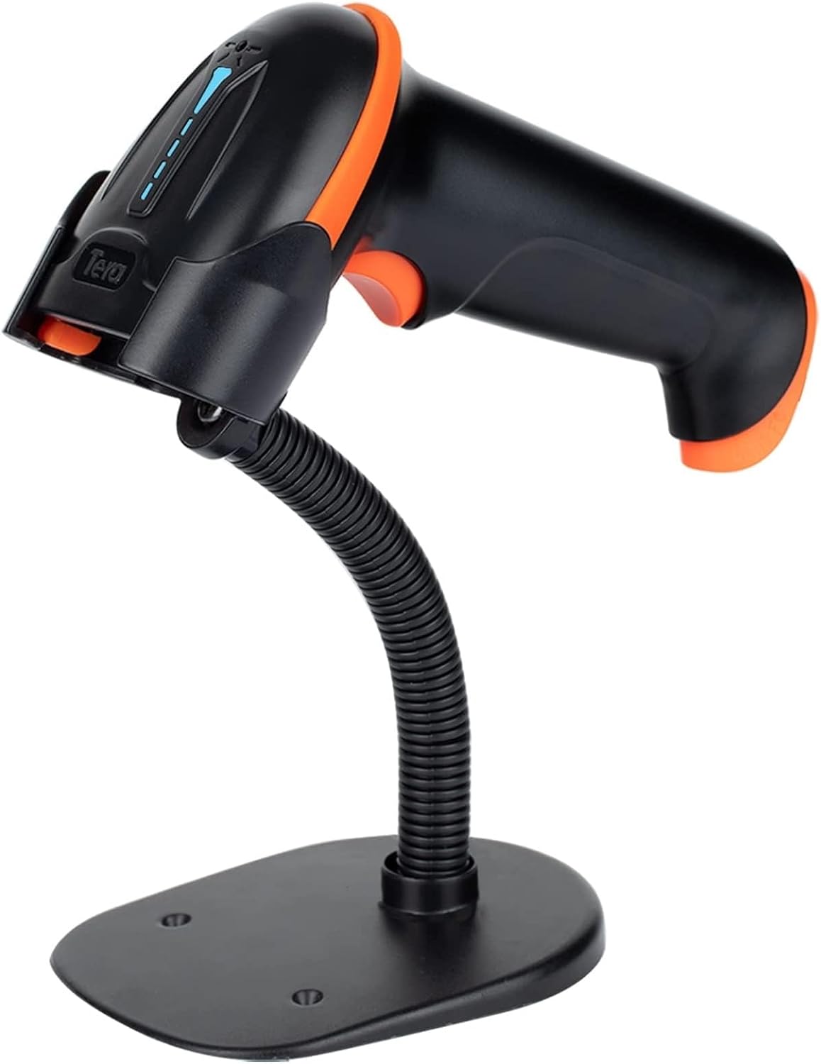 Wireless Barcode Scanner 1D Laser with Battery Level Indicator, 2 in 1 ...