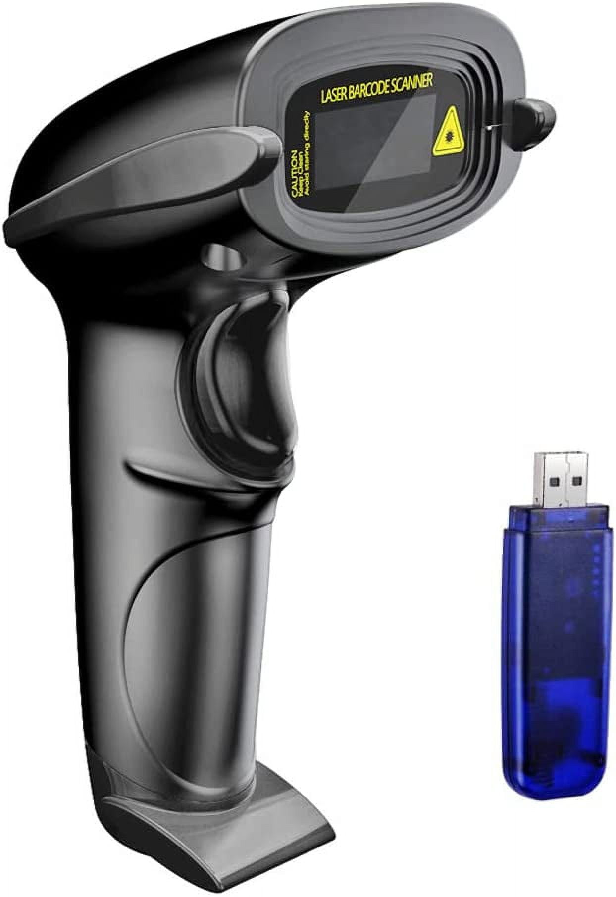 Wireless Barcode ner 328 Feet Transmission Distance USB Cordless 1D ...
