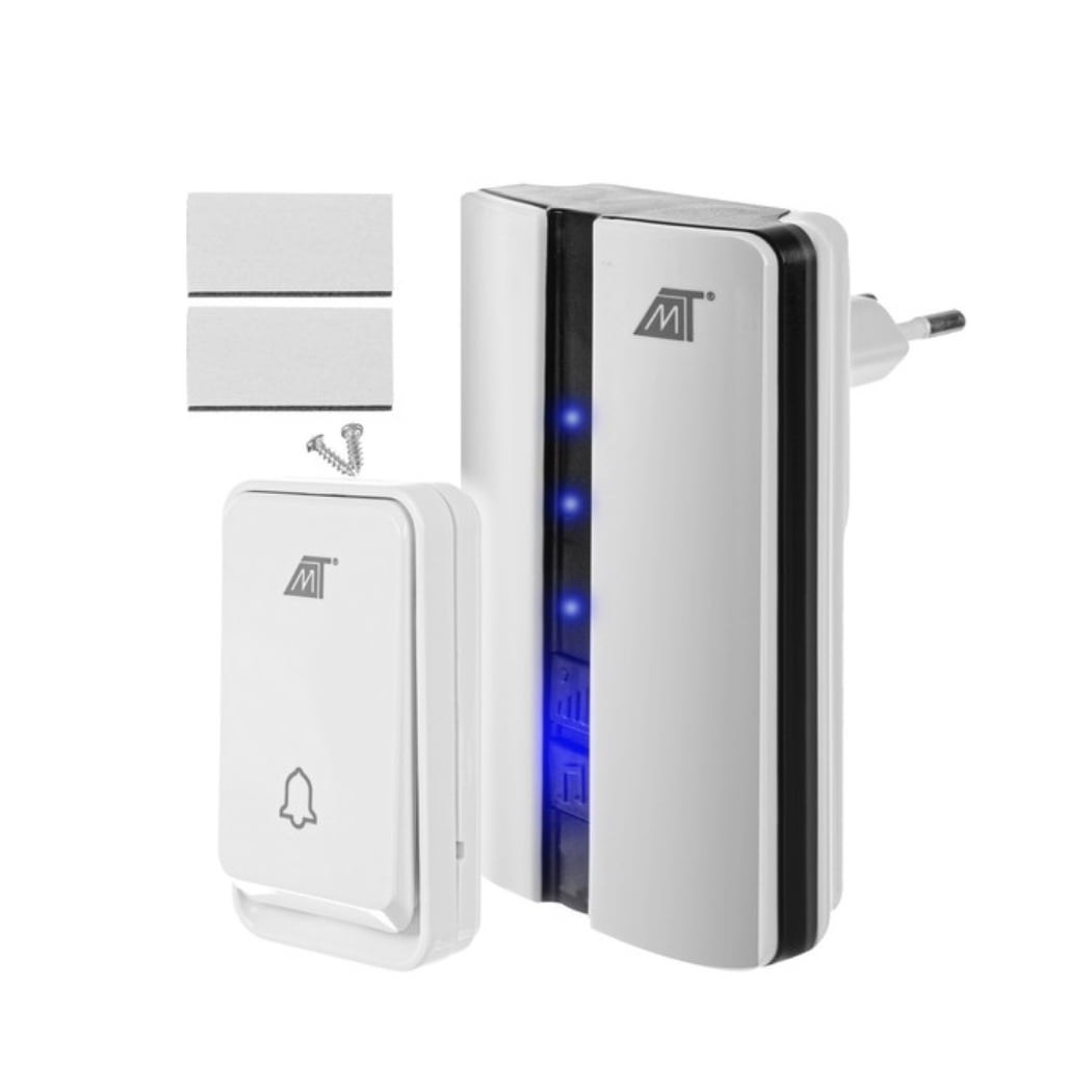 Wireless Battery-Free Doorbell Waterproof Front Door Bell with 51 ...