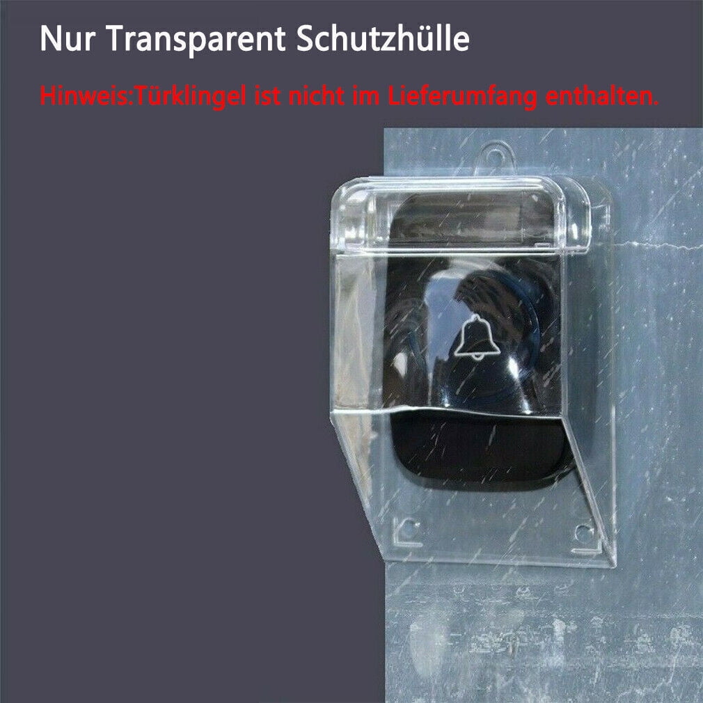 Wireless Bell 300M Range Doorbell Wireless Set Bell Front Door Plug-In ...
