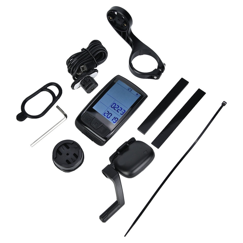 Wireless Bicycle Computer Bike Speed Cadence Sensor Mountain Bicycles ...