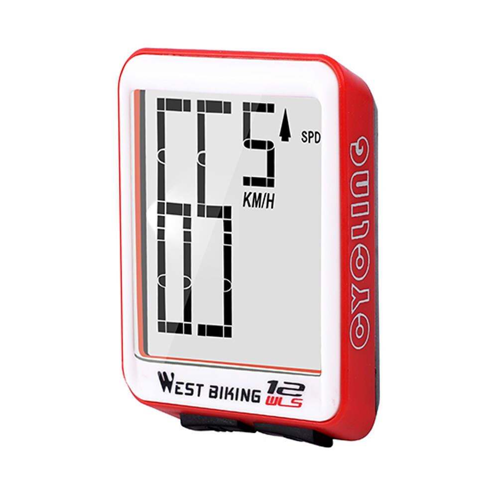 Wireless Bicycle Computer Large Digital Bike Computer Odometer ...