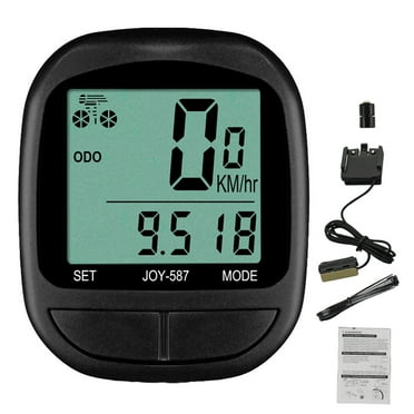 Waterproof Bicycle Wired Speedometer Bike LCD Computer Speed Odometer ...