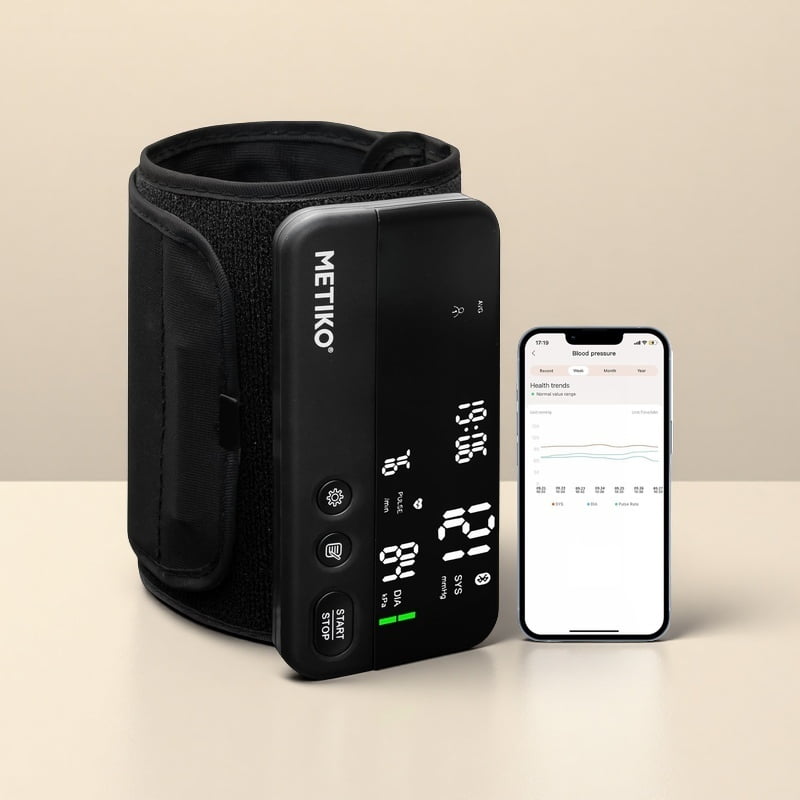 Wireless Blood Pressure Monitor, Upper Arm Cuff, Bluetooth Blood ...