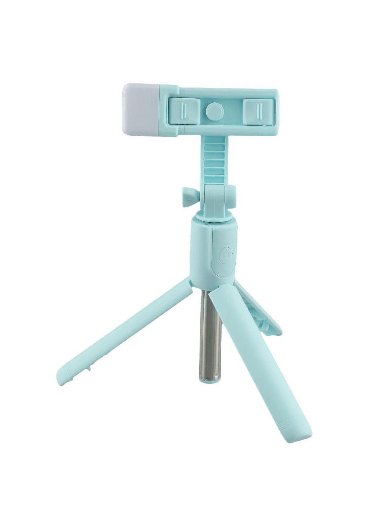 Wireless Blue-tooth Selfie Stick Remote Shutter Tripod With Fill Light ...
