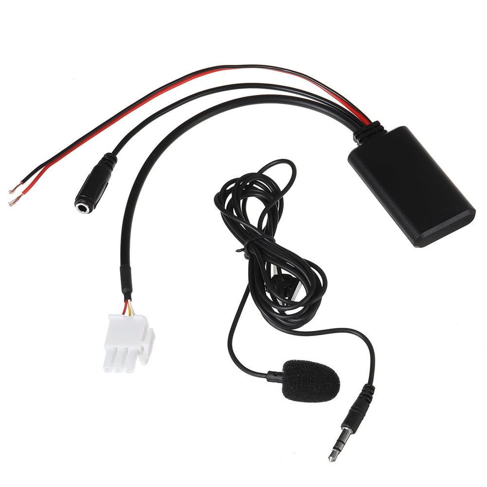 Wireless Bluetooth AUX Music Cable Adapter Microphone Motorcycle ...