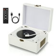Wireless Bluetooth CD Player with Built-in Speaker and USB Playback ...