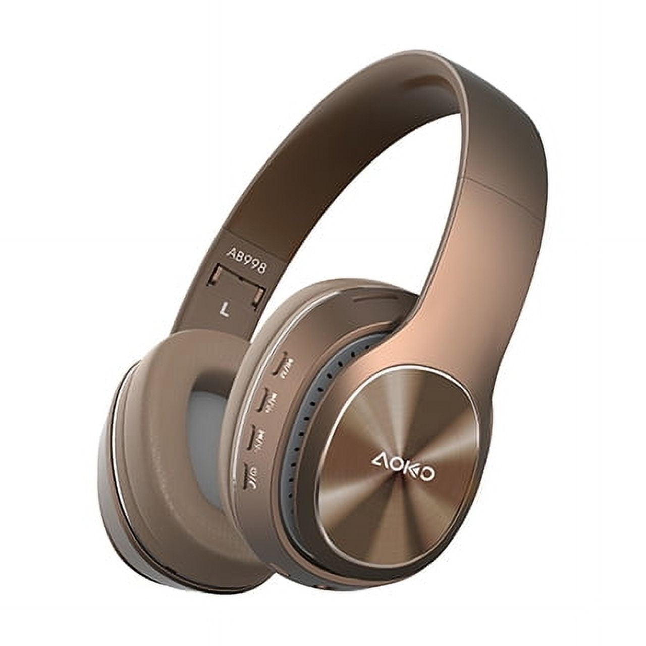 Wireless Bluetooth Collapsible Over the Ear Headphones with Built-in ...