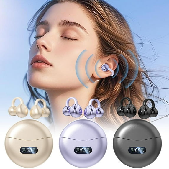 Wireless Bluetooth Earbuds, Conduction Bluetooth Earphones With Sports ...
