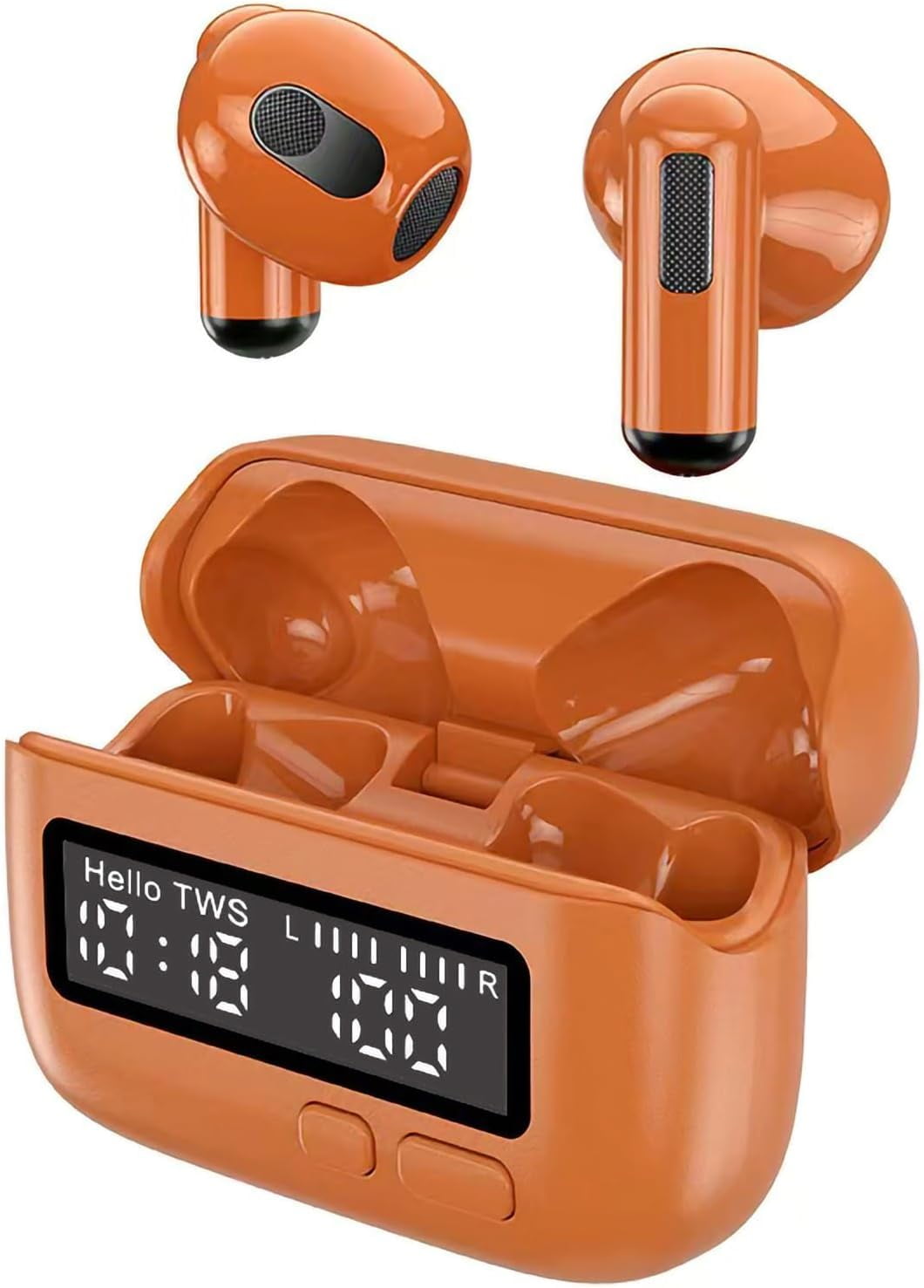 Wireless Bluetooth Earbuds with LED Digital Display,Headphones with ...