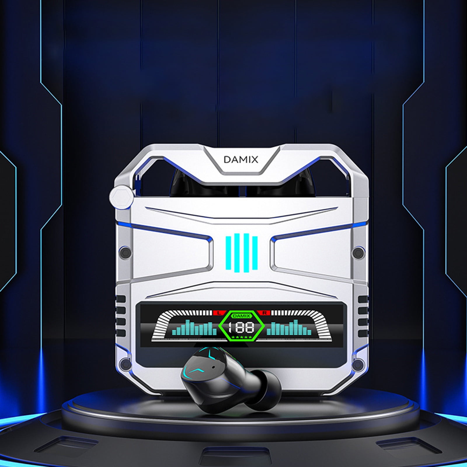 Wireless Bluetooth Earphones Mechanical Wind In Ear Games Low Latency ...