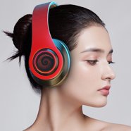 SoundPlay Bluetooth Wireless Headphones, Foldable Over-Ear, Built-in ...
