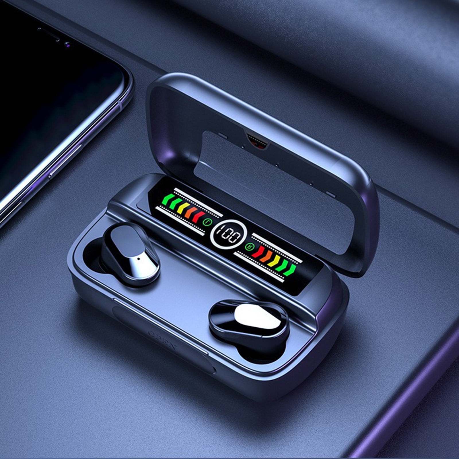 Wireless Bluetooth Headset,Mini Small Earplug Type Built-in 800mAh ...