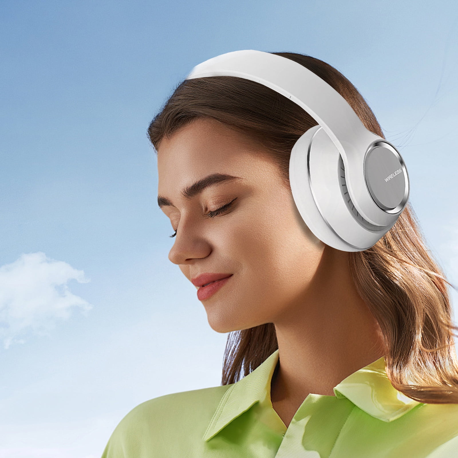 Wireless Bluetooth Headset Wireless Heavy Cancelling Stereo Headsets ...