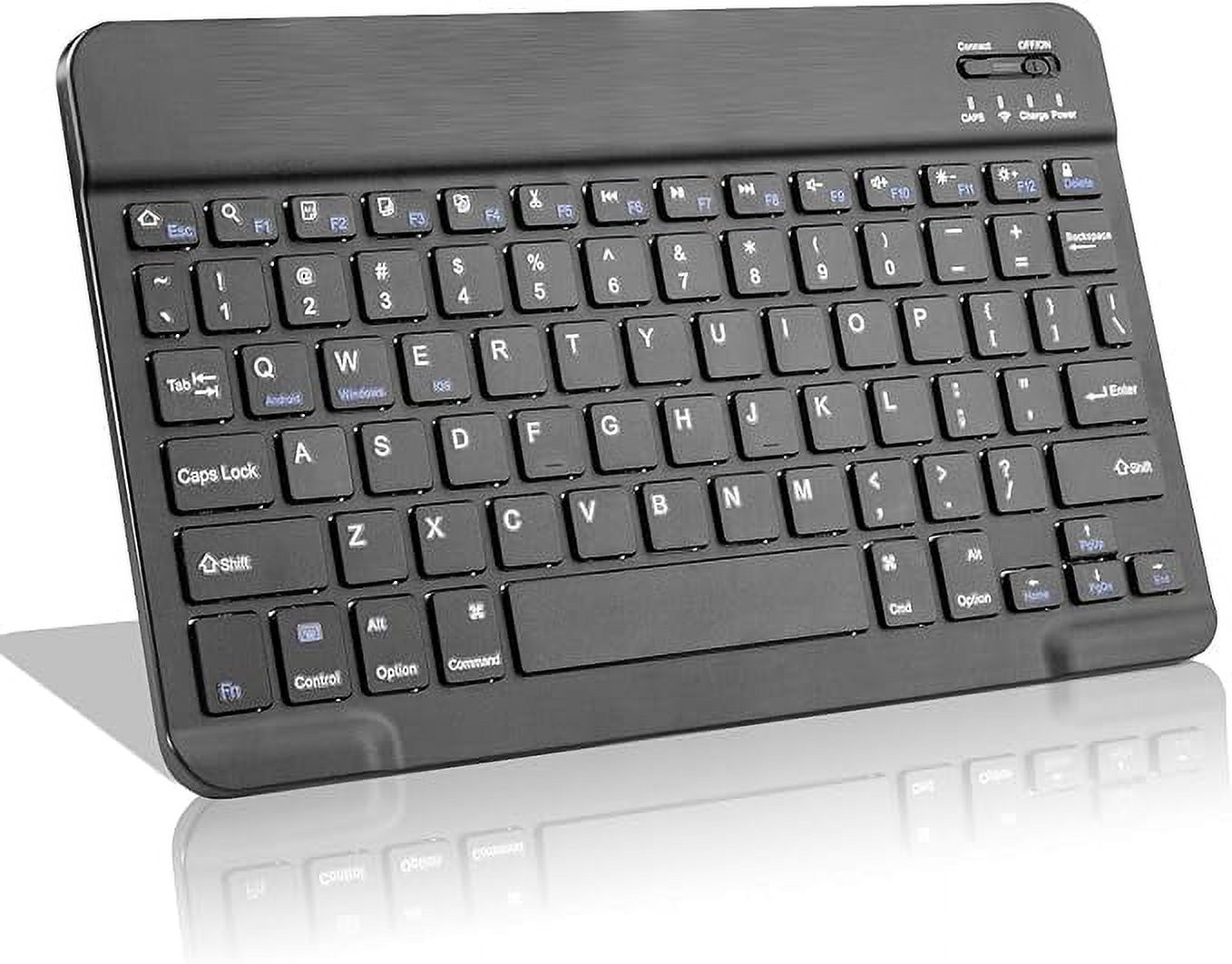Wireless Bluetooth Keyboard for Apple iPad iPhone Samsung Tablet Phone ...